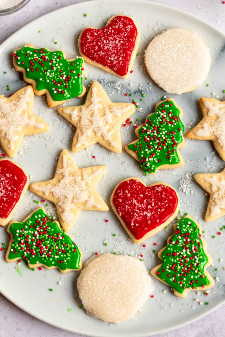 Easy Christmas Sugar Cookies - Rich And Delish
