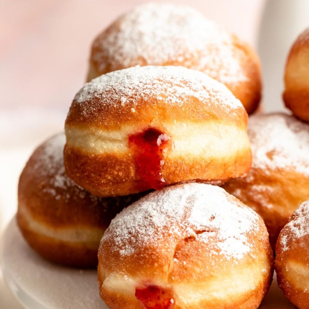 Sufganiyot (Jelly Doughnuts) - Rich And Delish