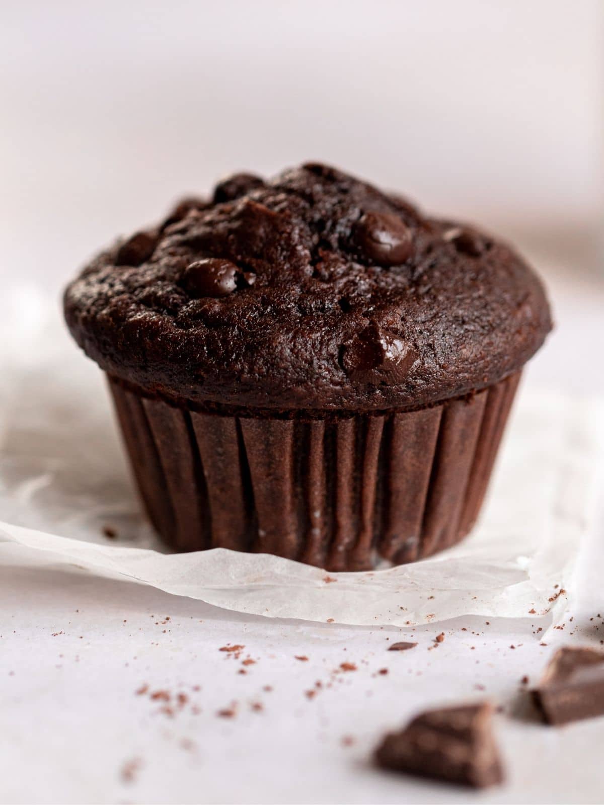 Moist Double Chocolate Muffins - Rich And Delish