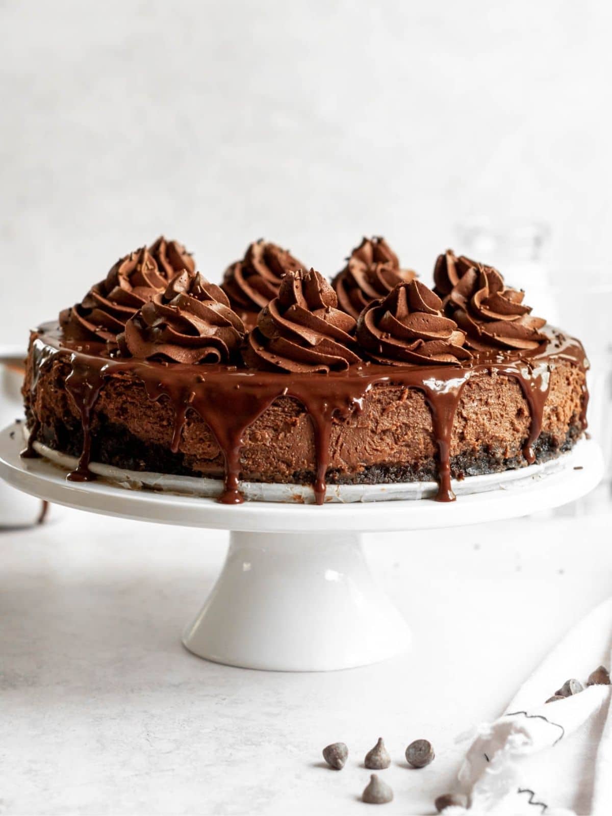 Triple Chocolate Cheesecake - Rich And Delish