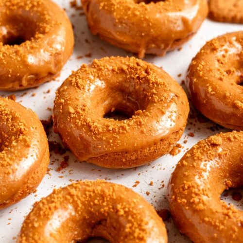 Lotus Biscoff Donuts - Rich And Delish