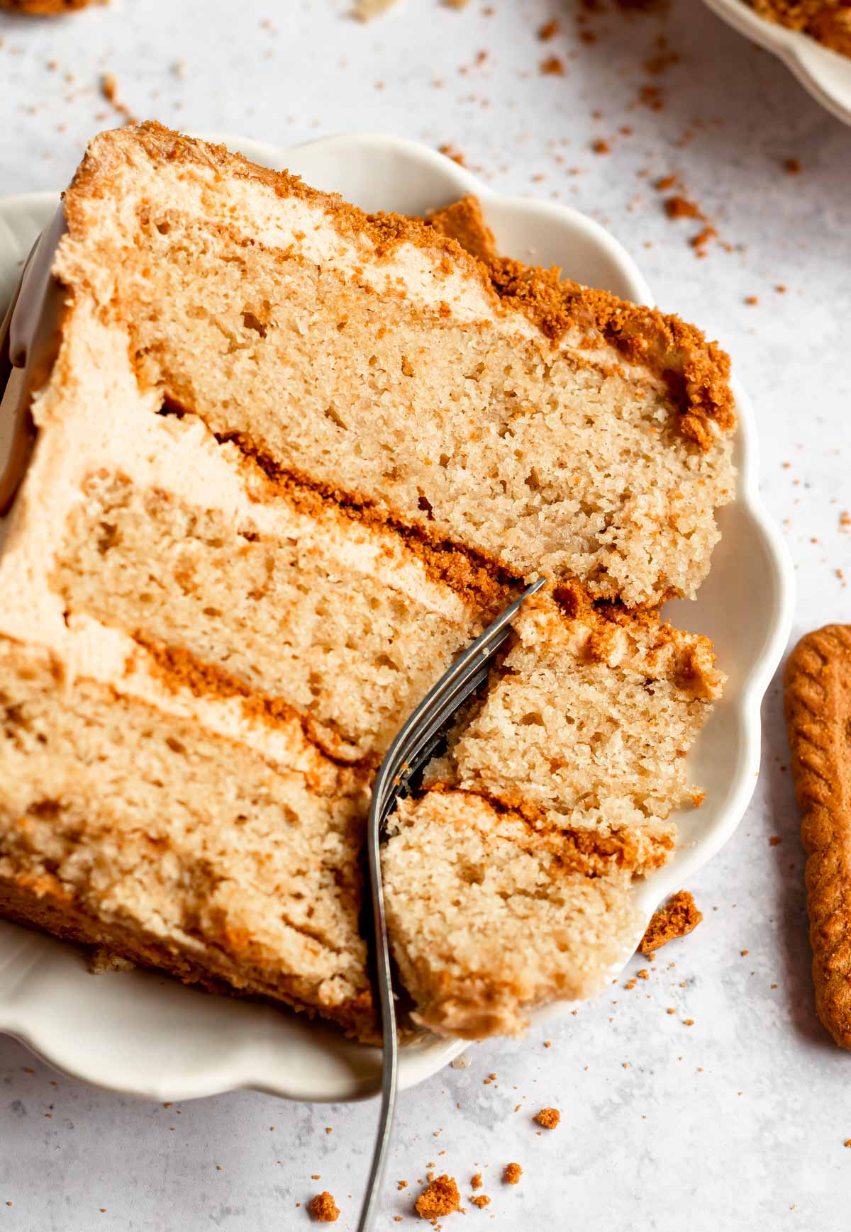 Lotus Biscoff Cake - Rich And Delish