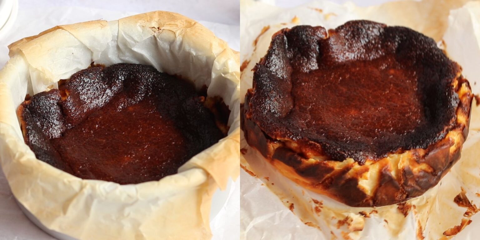 Mini Burnt Basque Cheesecake - Rich And Delish