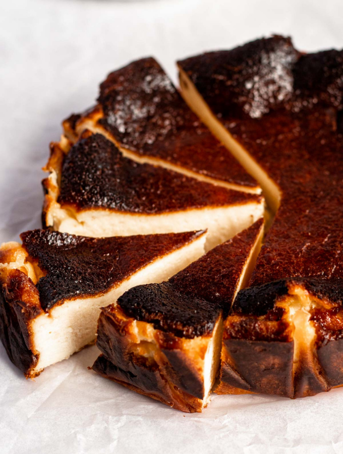 Mini Burnt Basque Cheesecake - Rich And Delish