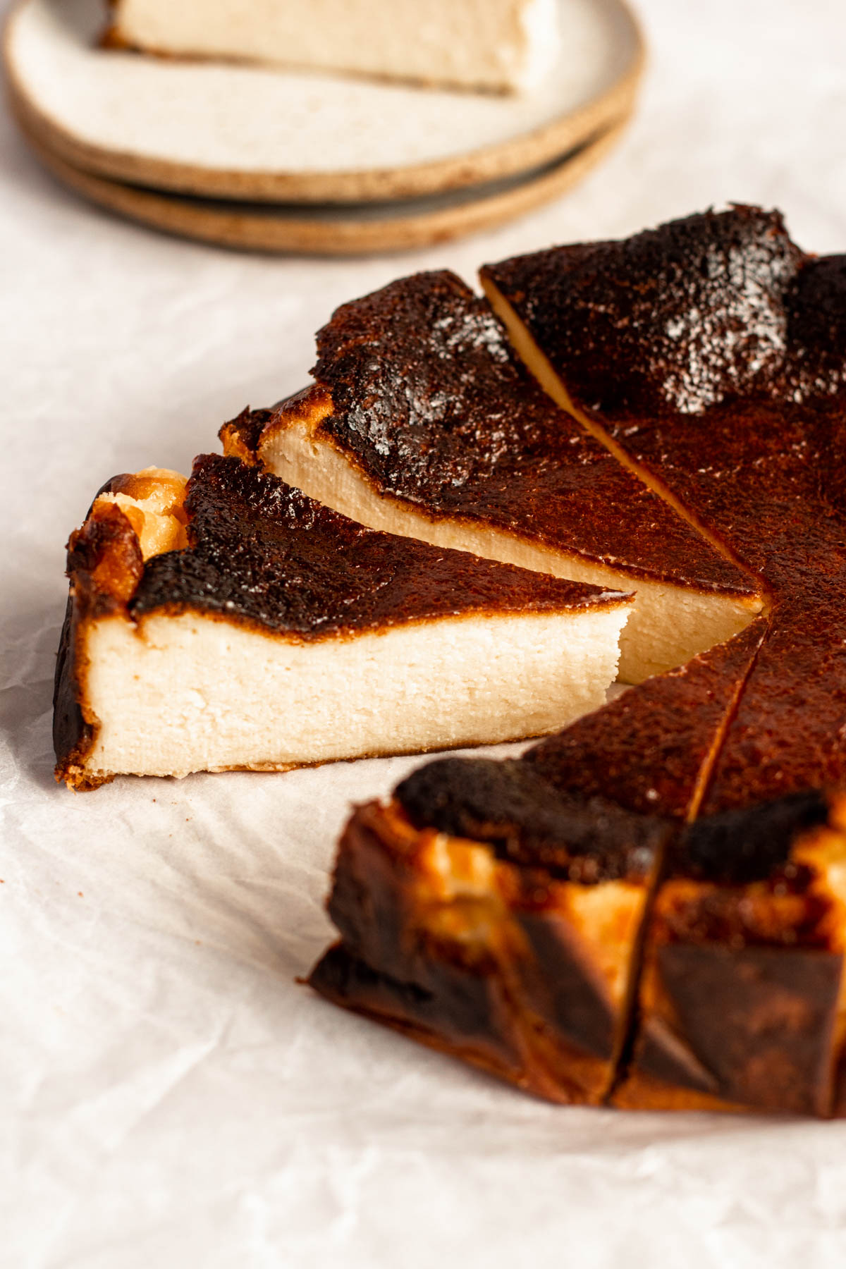 Mini Burnt Basque Cheesecake - Rich And Delish