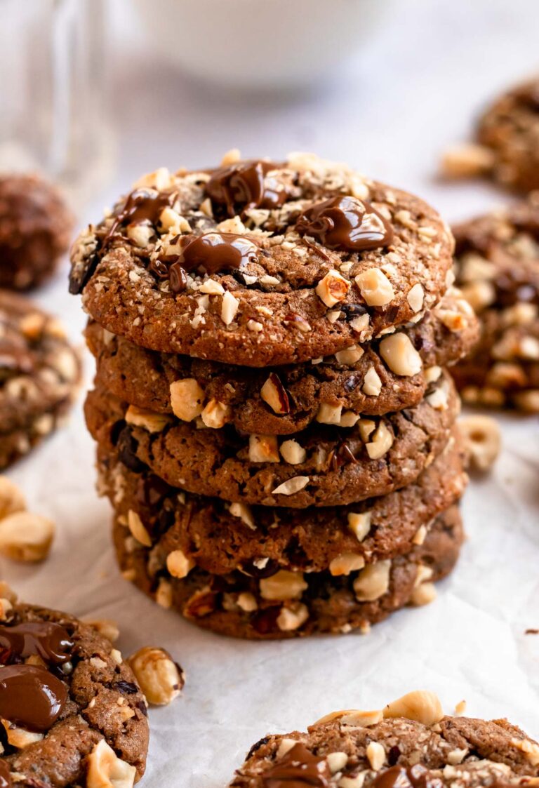 Ferrero Rocher Cookies (Hazelnut Chocolate Cookies) - Rich And Delish