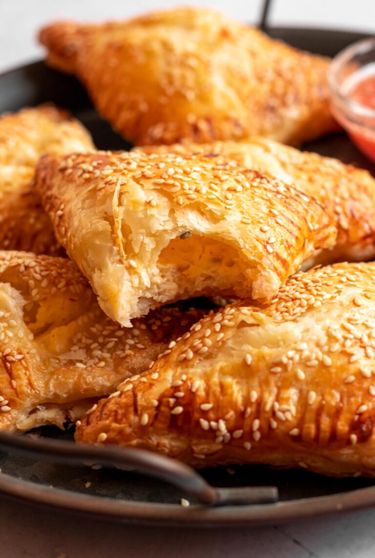 Israeli Cheese Bourekas (Cheese Pastry) - Rich And Delish