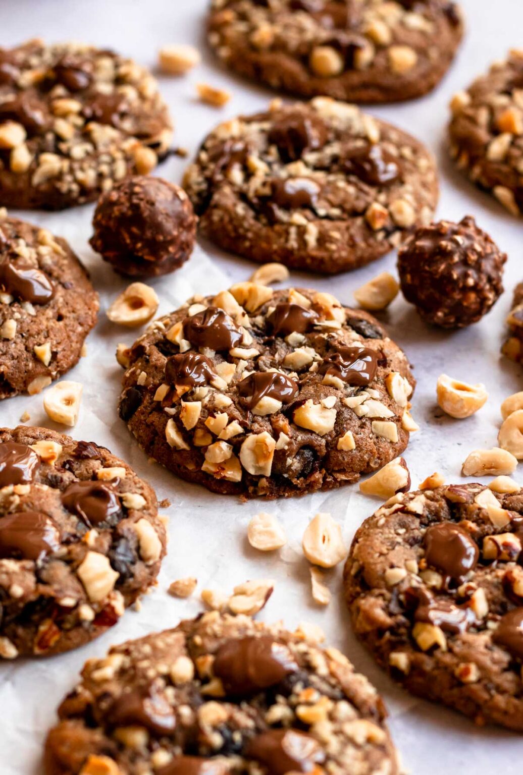 Ferrero Rocher Cookies (Hazelnut Chocolate Cookies) - Rich And Delish