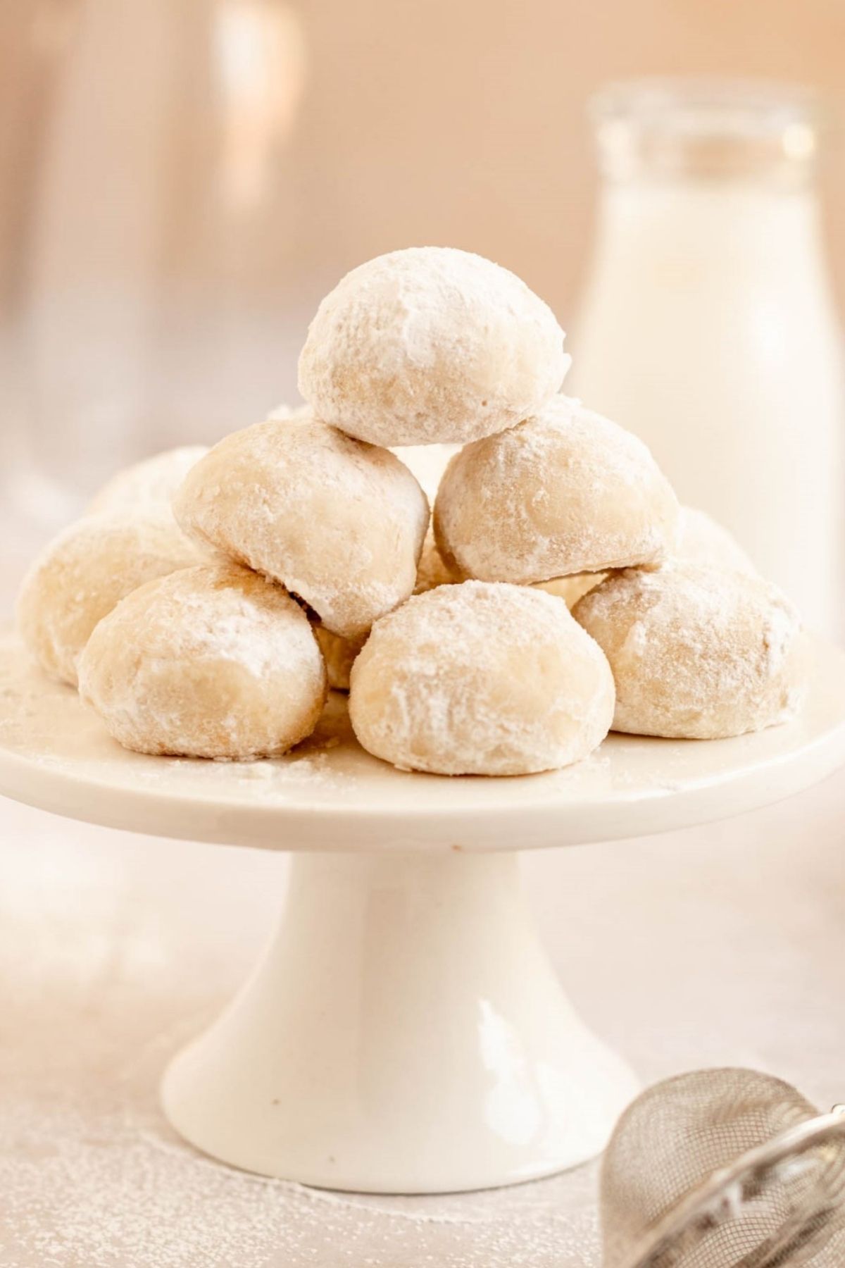 Almond Snowball cookies - Rich And Delish