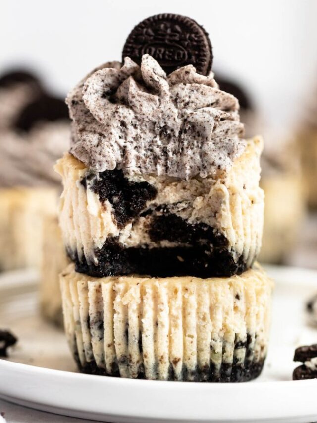 Mini Oreo Cheesecakes - Rich And Delish