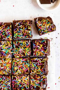 Sprinkle Brownies - Rich And Delish