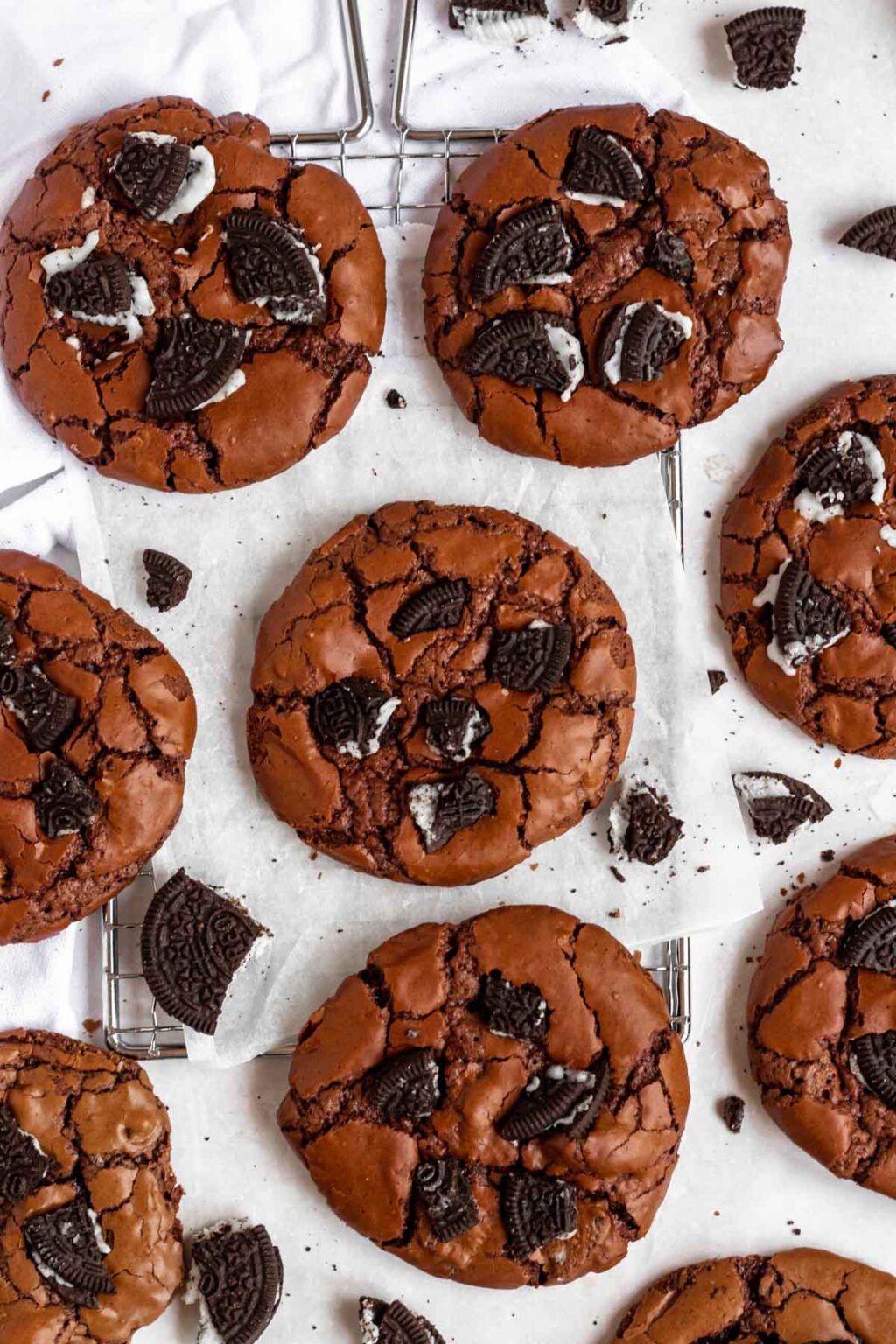 Oreo Brownie Cookies - Rich And Delish