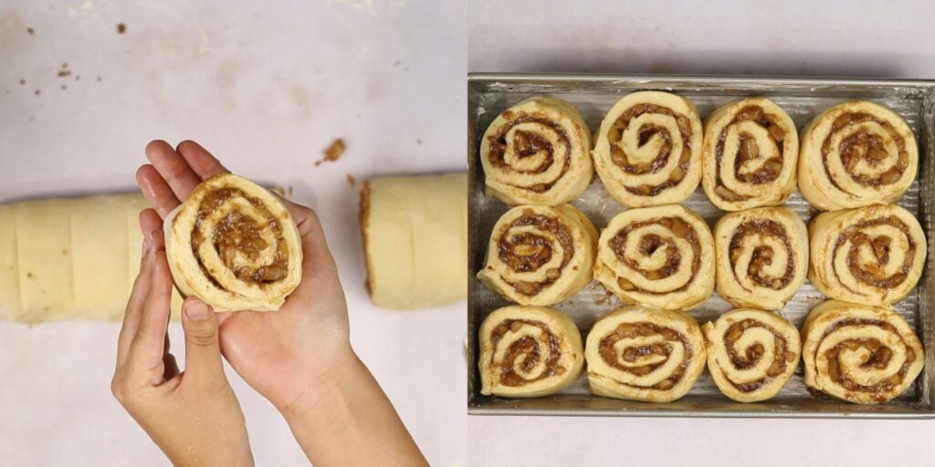 Apple Cinnamon Rolls With Apple Pie Filling - Rich And Delish
