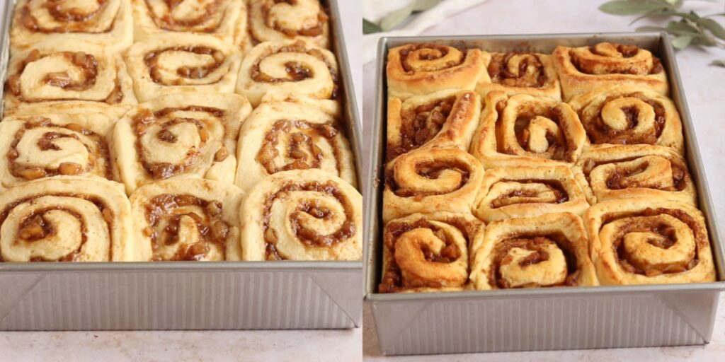 Apple Cinnamon Rolls With Apple Pie Filling - Rich And Delish