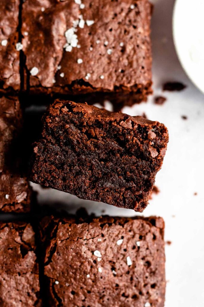 Chewy Small Batch Brownies (One Bowl) - Rich And Delish