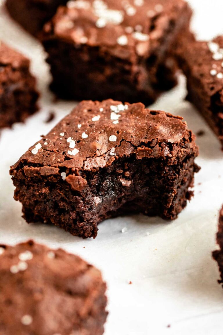 Chewy Small Batch Brownies (One Bowl) - Rich And Delish