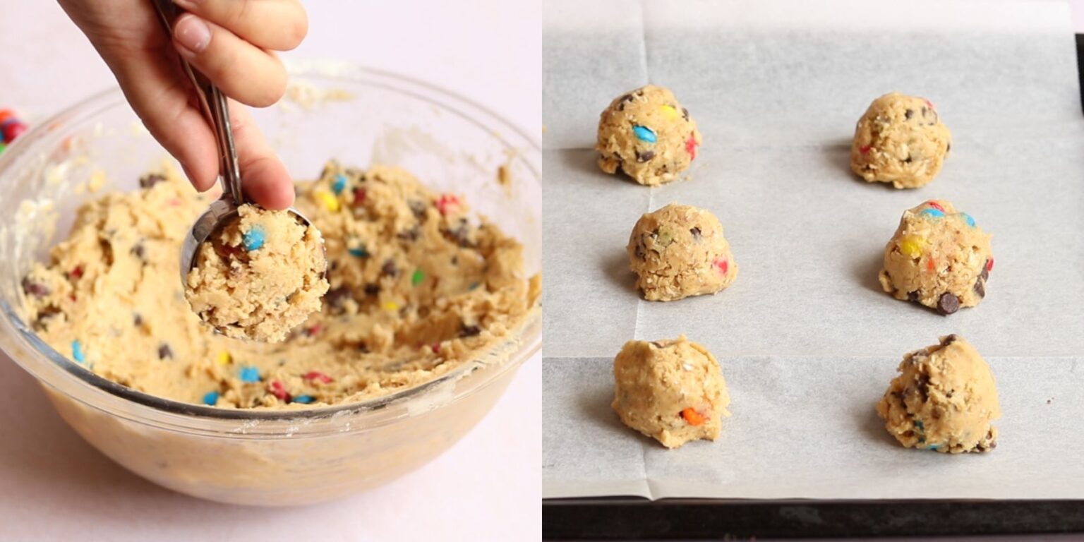 Chewy Monster Cookies - Rich And Delish