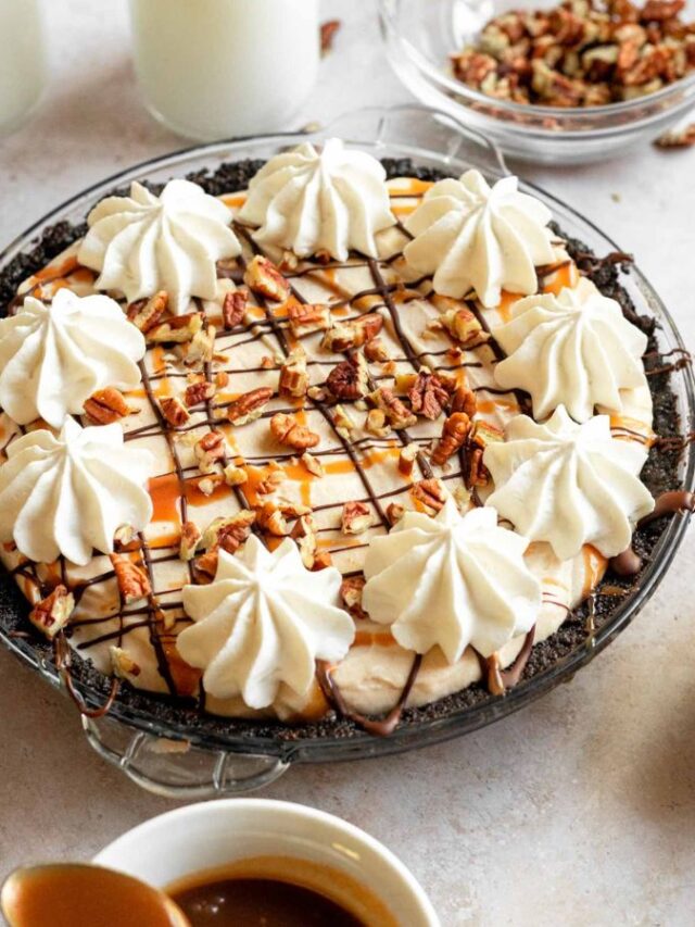 No Bake Turtle Pie - Rich And Delish