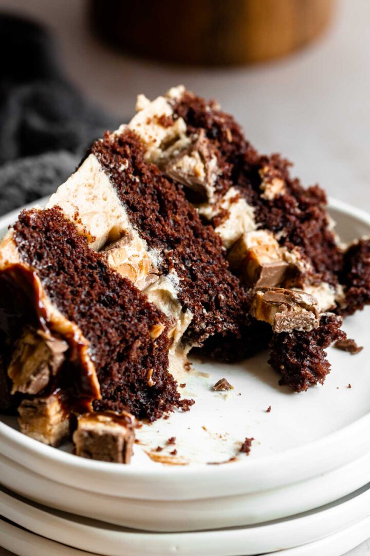 The Best Snickers Cake - Rich And Delish