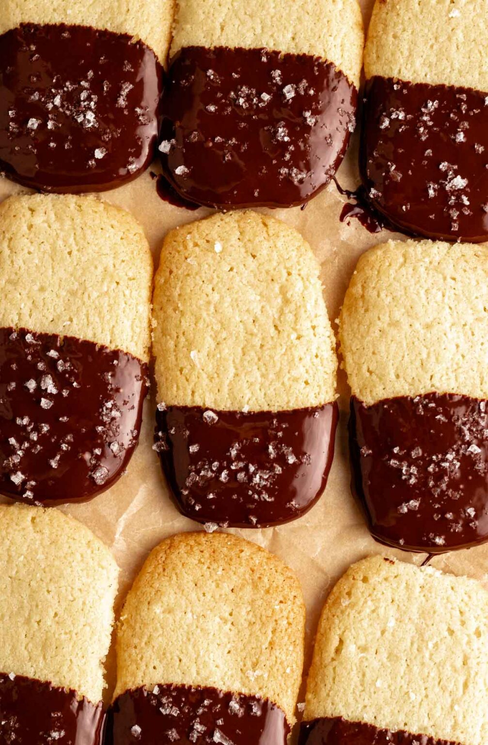 Chocolate Dipped Shortbread Cookies - Rich And Delish