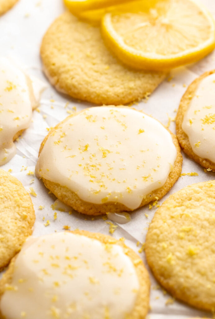 Lemon Shortbread Cookies - Rich And Delish