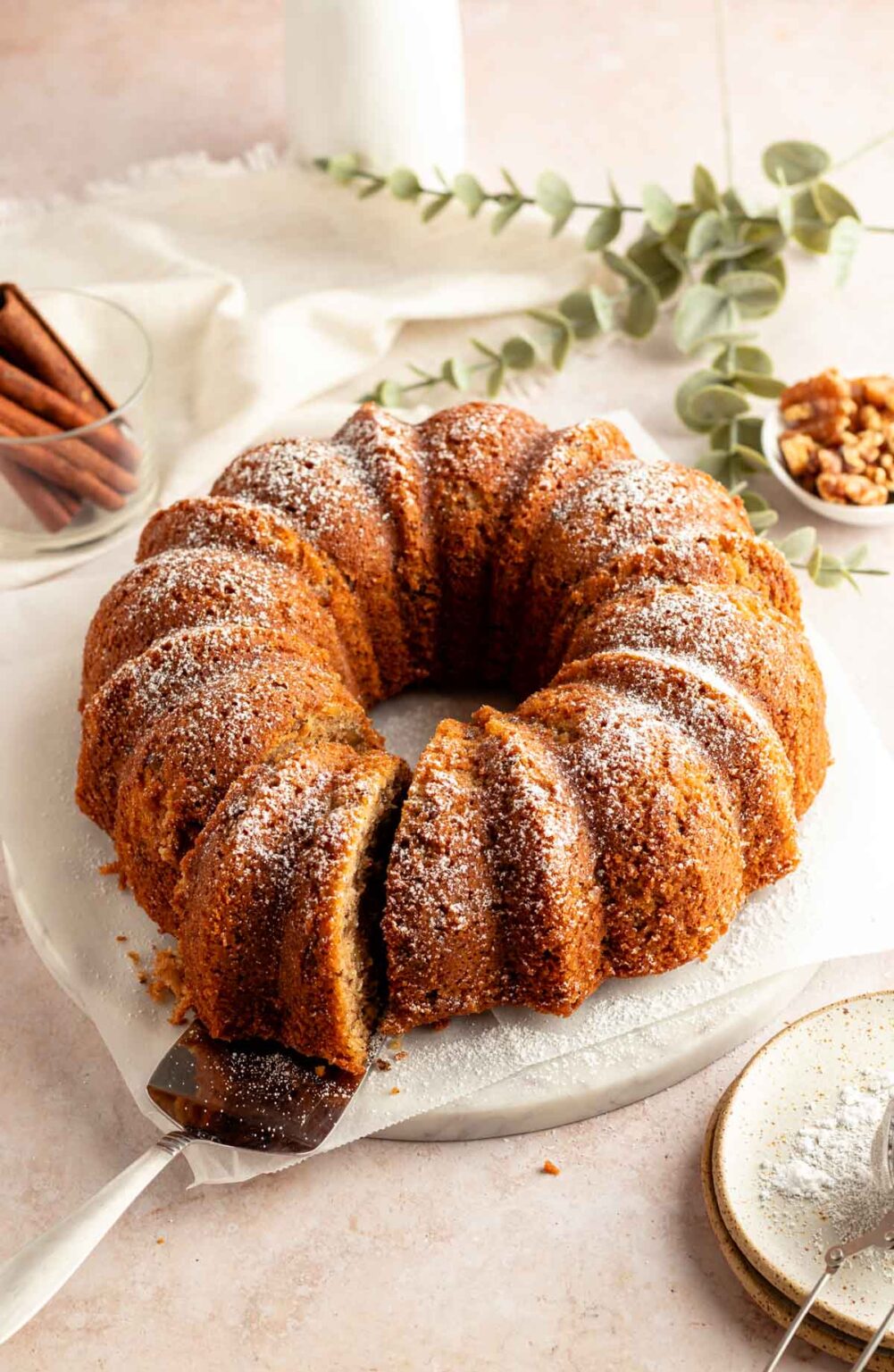 Easy Nut Cake - Rich And Delish