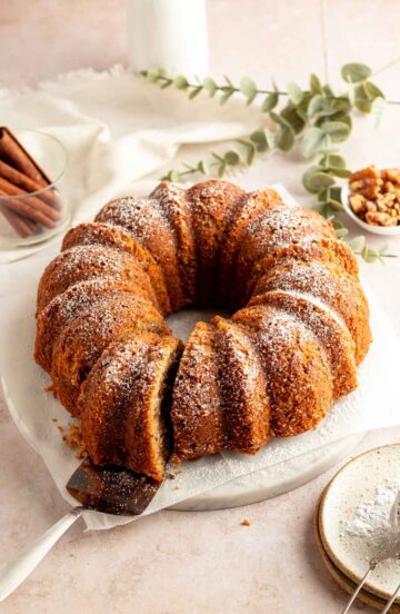 Easy Nut Cake - Rich And Delish