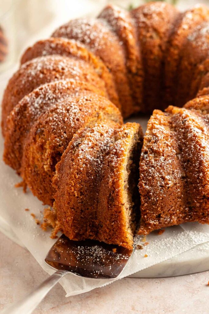 Easy Nut Cake - Rich And Delish