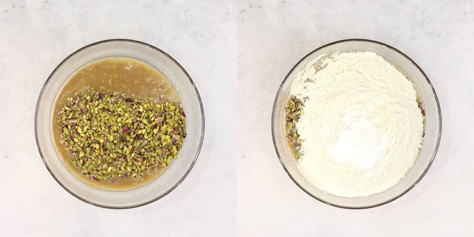 Pistachio Muffins With Pistachio Crumble Topping - Rich And Delish