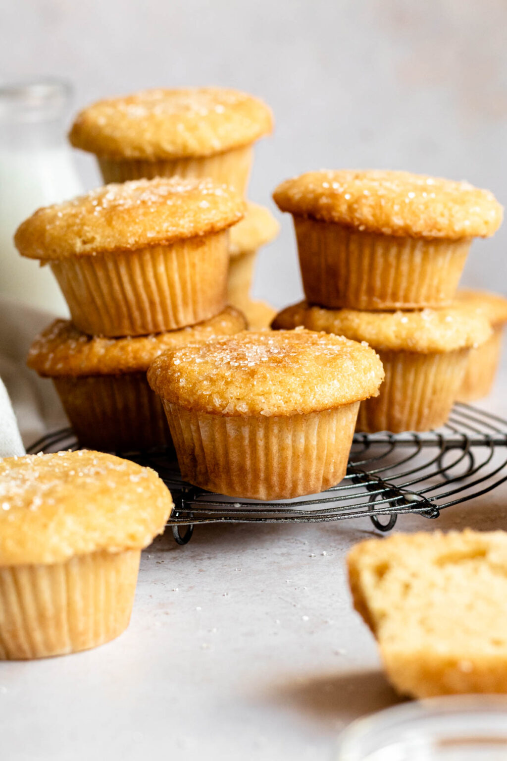 Moist And Fluffy Vanilla Muffins - Rich And Delish