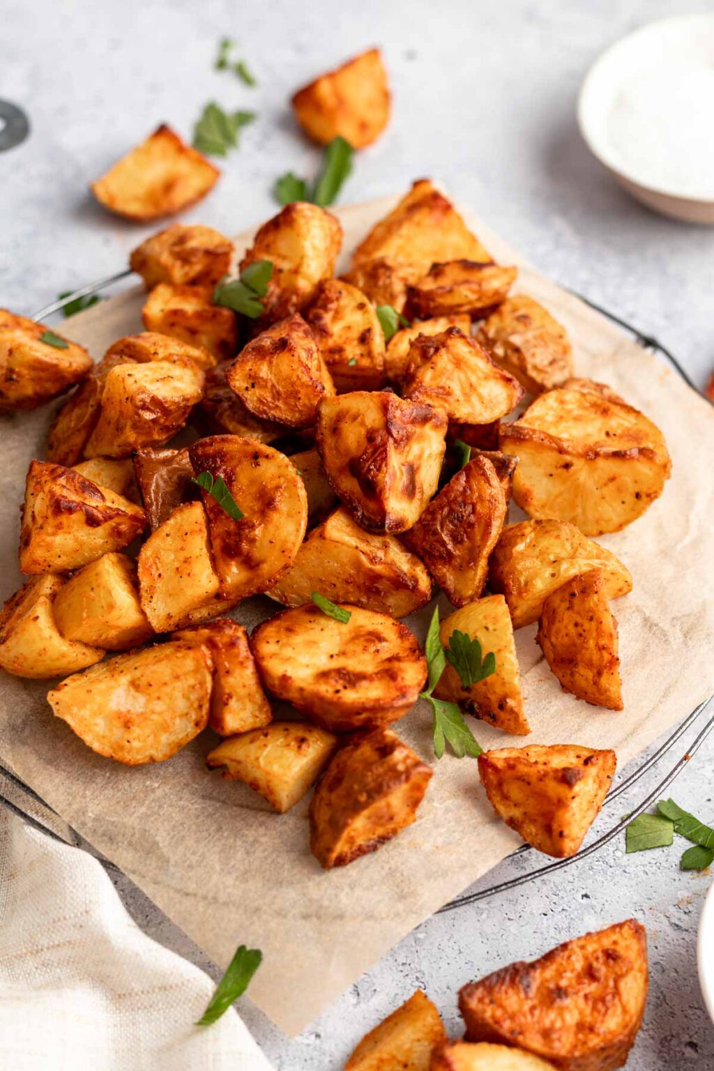 Crispy Air Fryer Home Fries - Rich And Delish