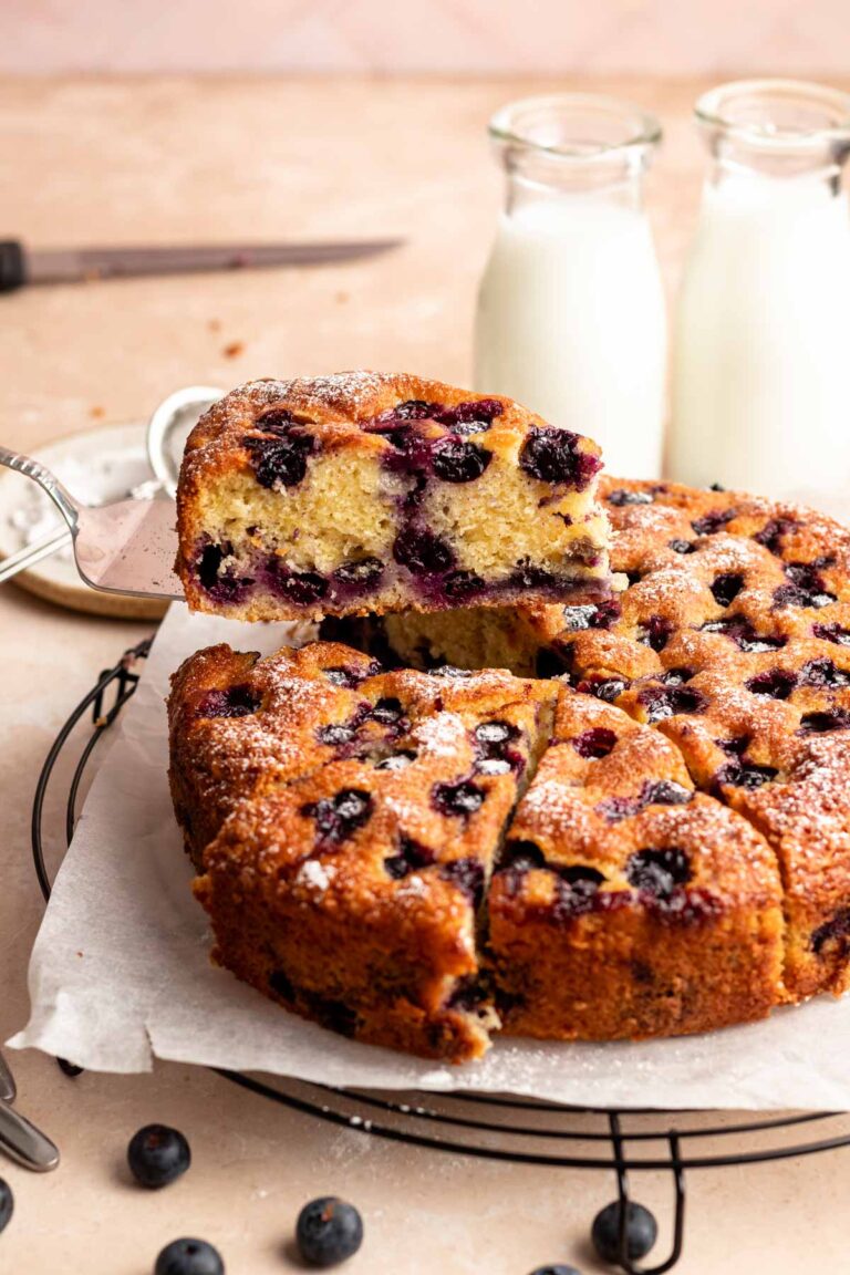 Easy Moist Blueberry Cake (One Bowl) - Rich And Delish