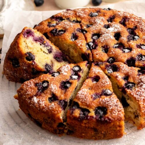 Easy Moist Blueberry Cake (One Bowl) - Rich And Delish