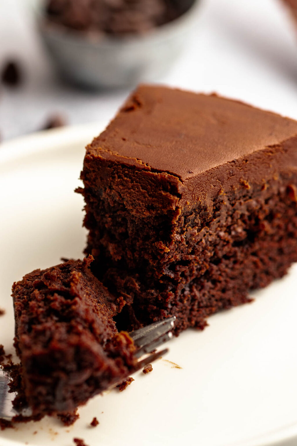 Chocolate Fudge Cake (One Bowl) - Rich And Delish