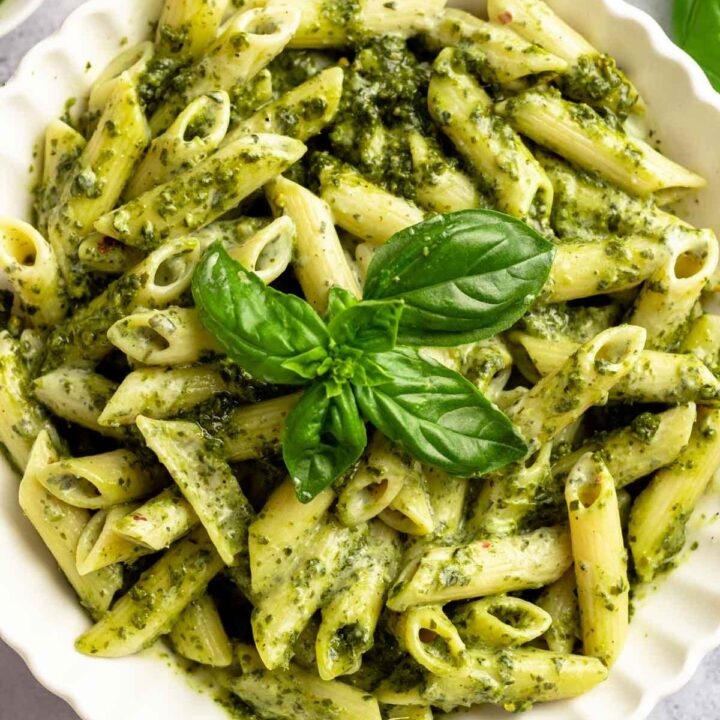 Creamy Pesto Pasta 30 Minute Meal Rich And Delish