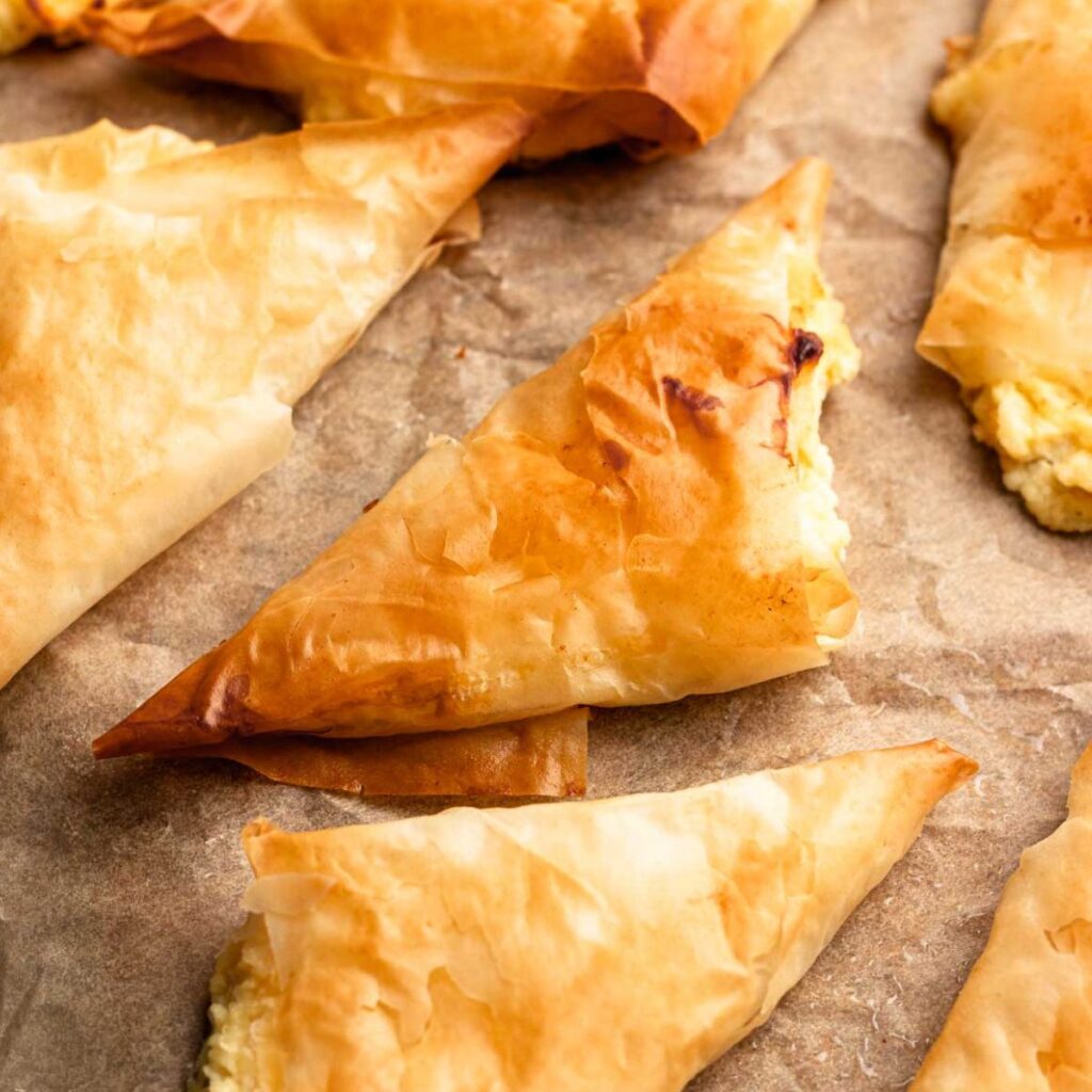 Tiropita (Greek Cheese Pie) - Rich And Delish