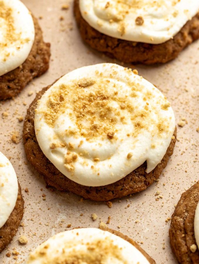 Cheesecake Cookies With Cheesecake Topping - Rich And Delish