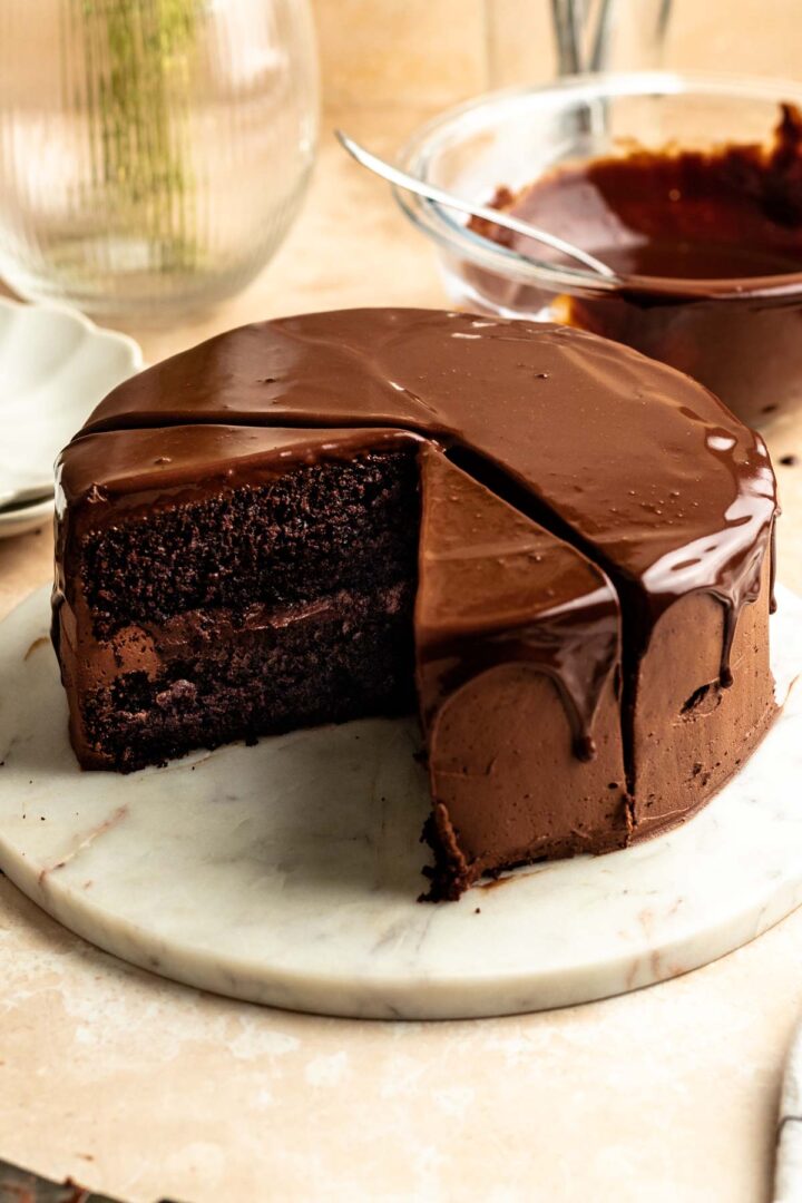 The BEST Chocolate Ganache Cake - Rich And Delish