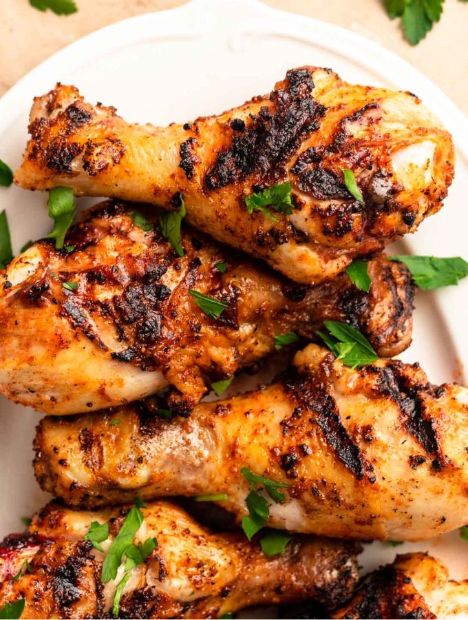 Grilled Chicken Legs (30 Minute Meal) - Rich And Delish