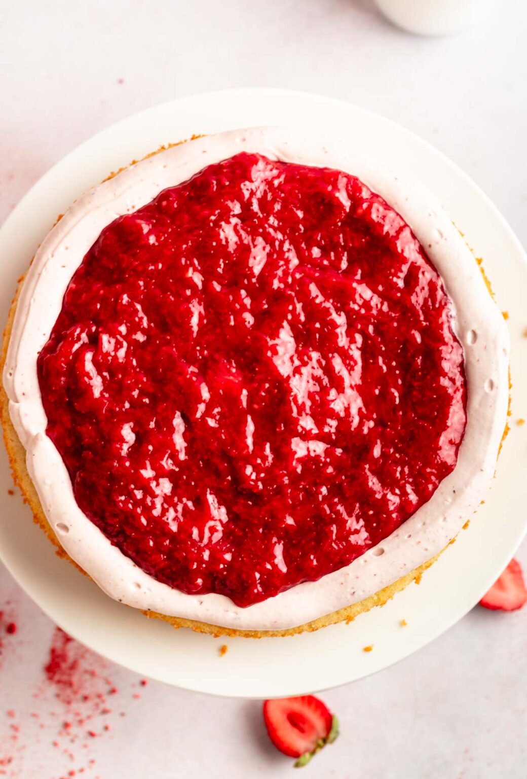 Strawberry Cake Filling 20 Minutes Rich And Delish