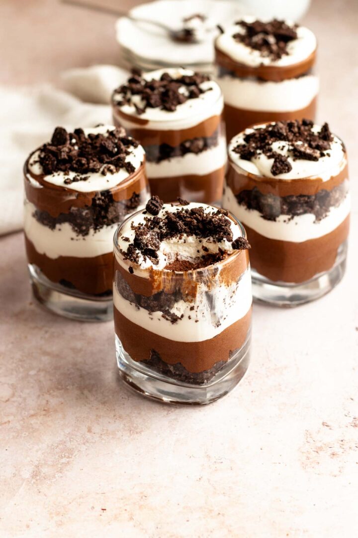 Creamy Chocolate Parfait (No Bake) - Rich And Delish
