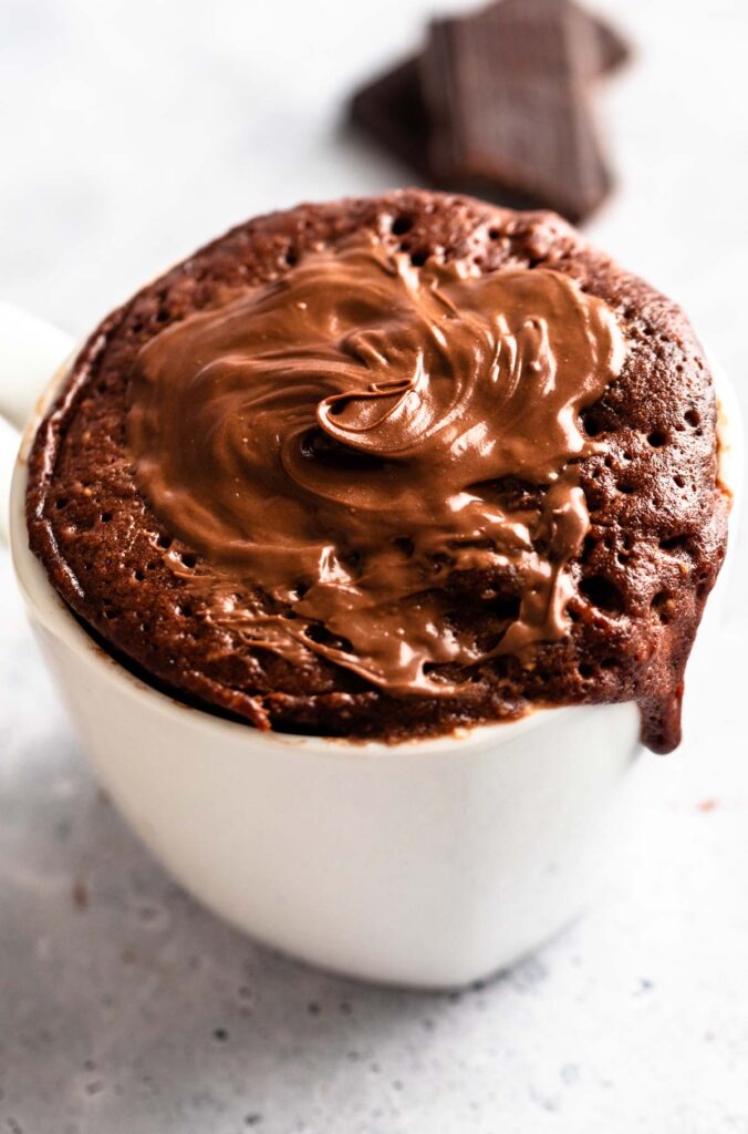 Easy 3 Ingredient Mug Cake (1 Minute Cake) - Rich And Delish