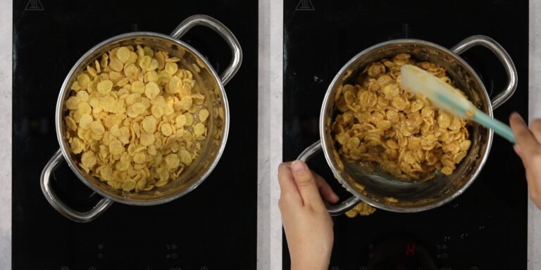 Easy Cornflake Candy (No Candy Thermometer) - Rich And Delish
