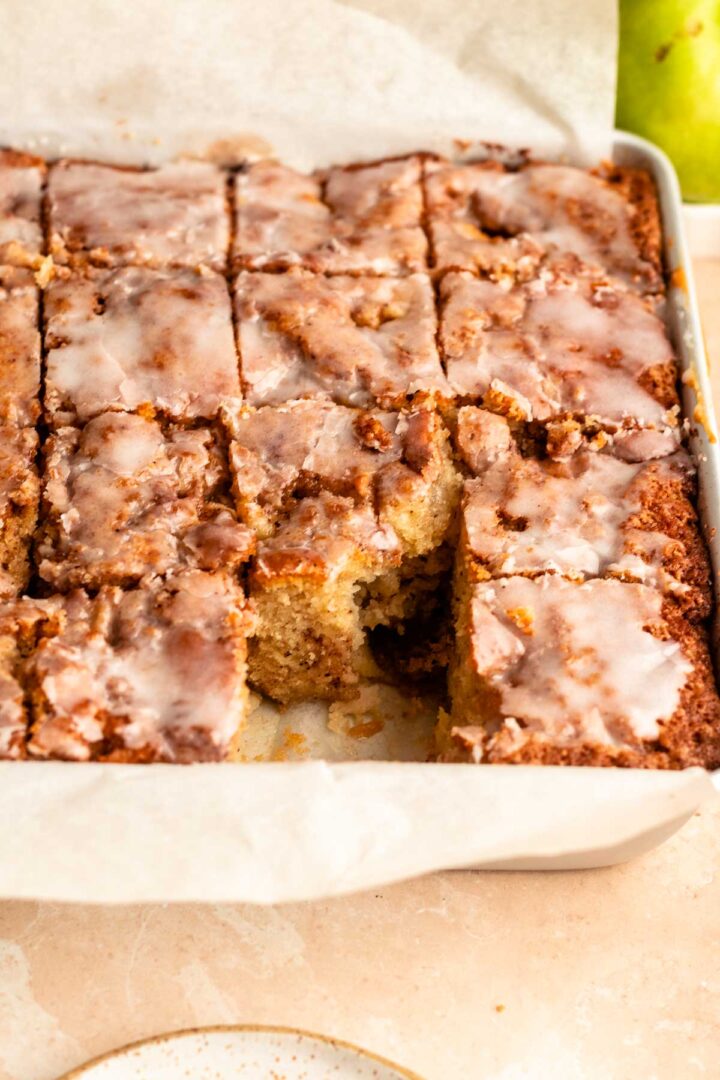 Moist Cinnamon Apple Cake - Rich And Delish