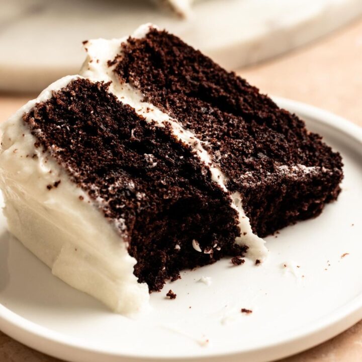 Chocolate Cake With Cream Cheese Frosting - Rich And Delish