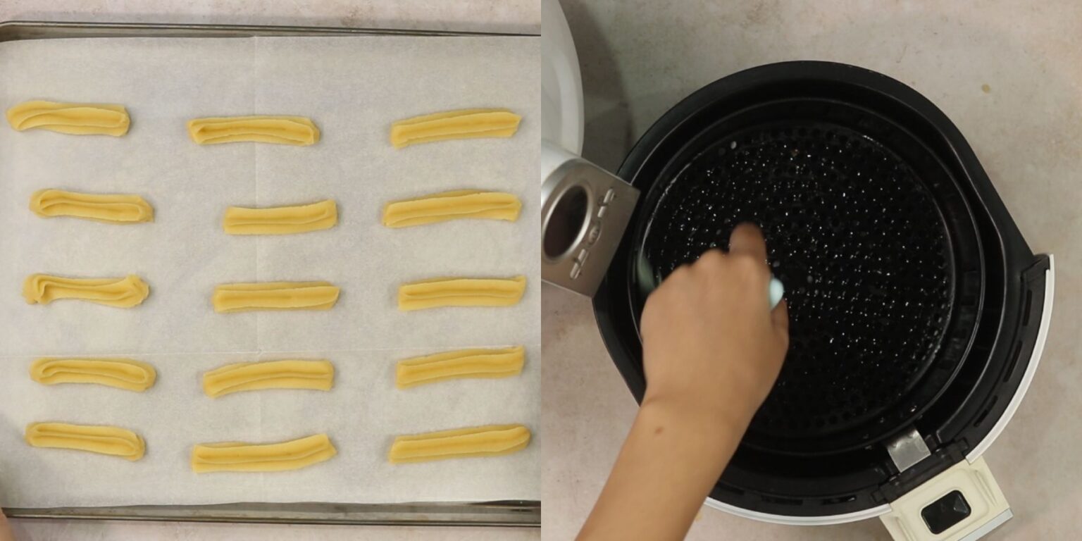 The BEST Air fryer Churros - Rich And Delish