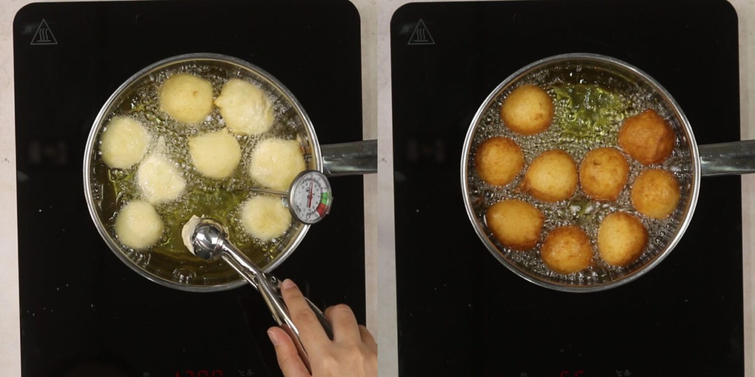Fried Donut Holes (No Yeast) - Rich And Delish