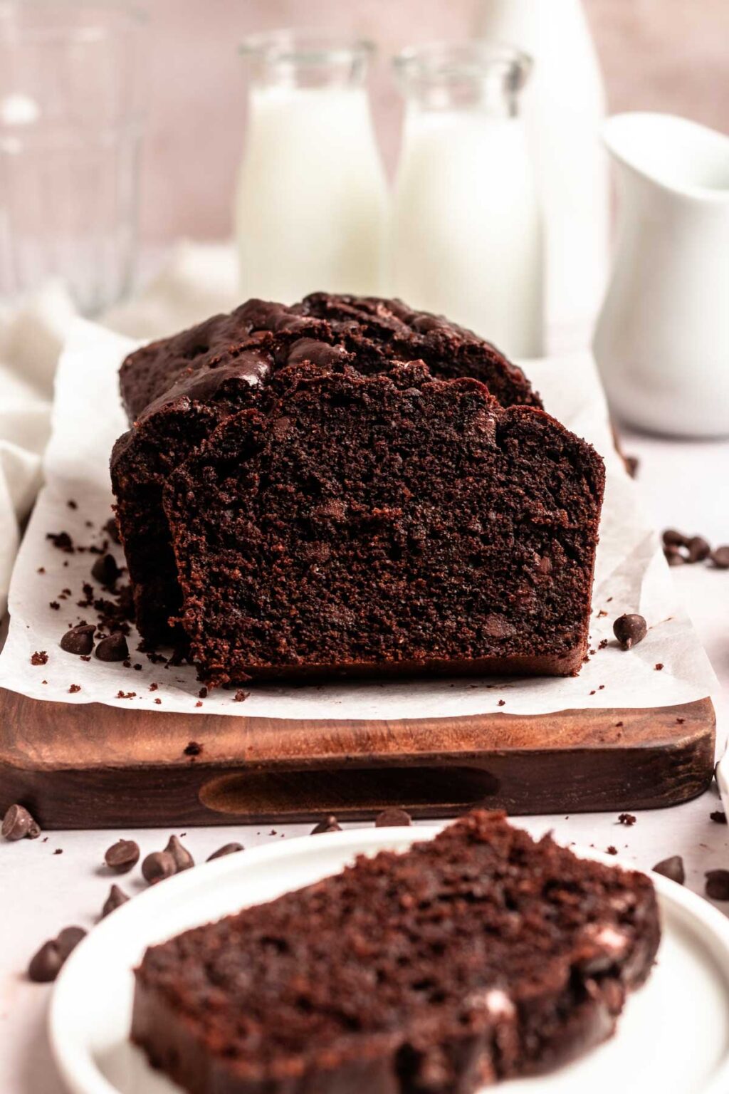 Moist Chocolate Bread (One Bowl) - Rich And Delish