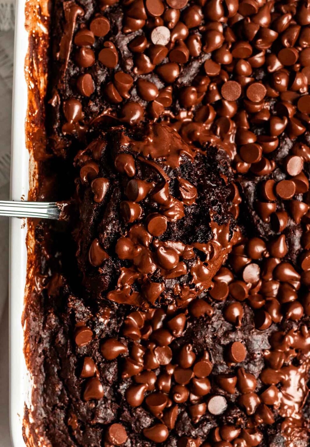 Fudgy & Easy Chocolate Dump Cake - Rich And Delish