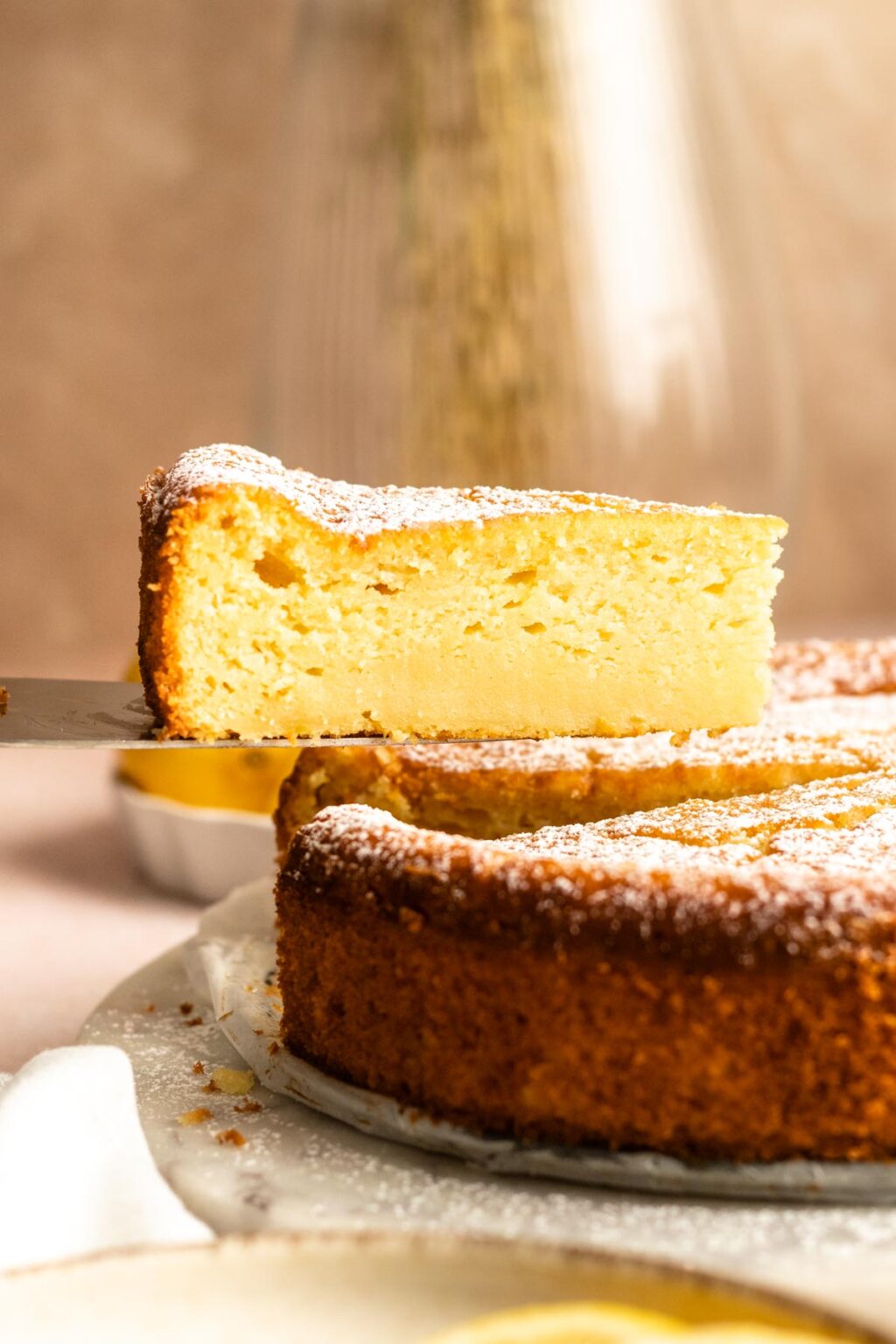 Moist Lemon Ricotta Cake - Rich And Delish